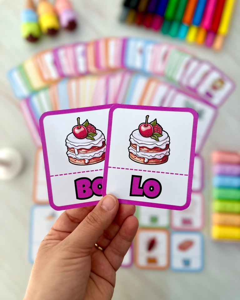 Jogo da Memória das Sílabas – Atividades Pedagógicas Criativas para ...