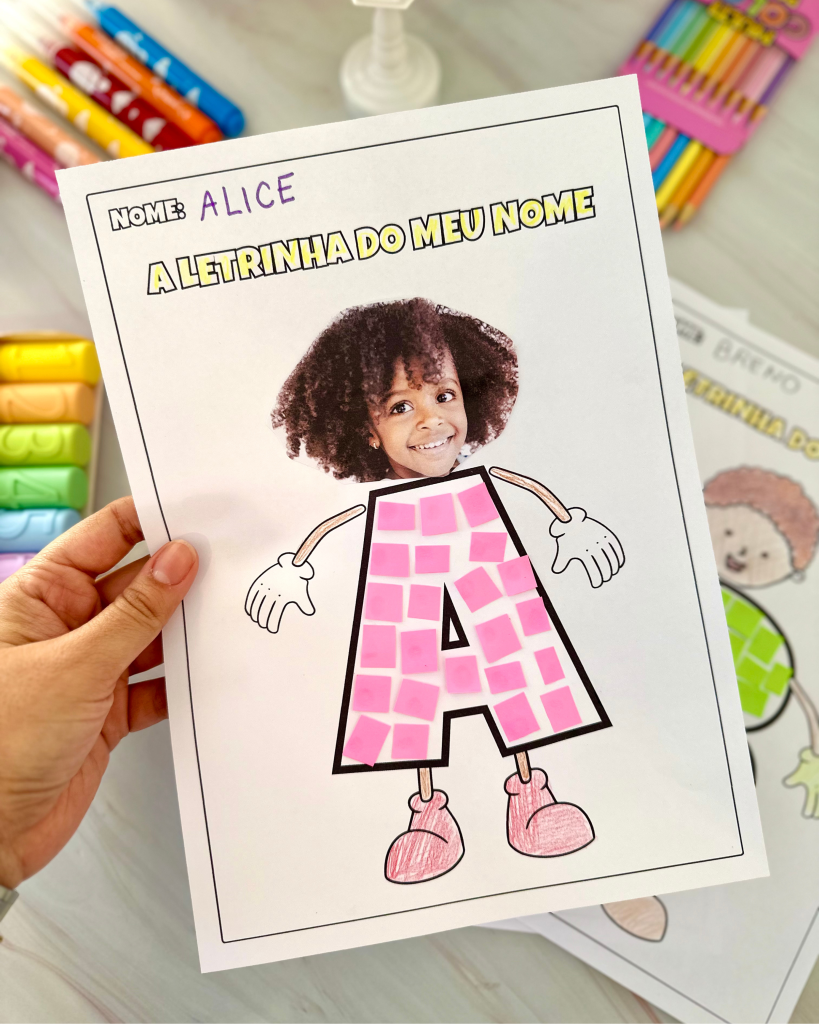 A Letrinha do Meu Nome – Atividades Pedagógicas Criativas para Estimular o Aprendizado
