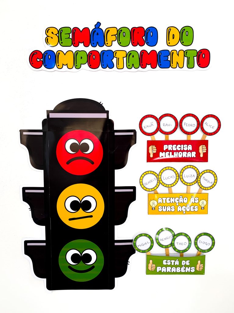 Semáforo do Comportamento – Atividades Pedagógicas Criativas para ...