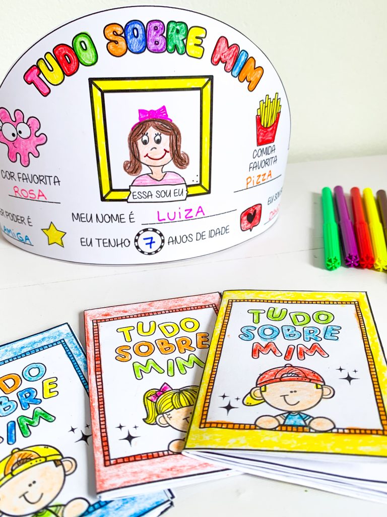 Tudo Sobre Mim – Atividades Pedagógicas Criativas para Estimular o ...