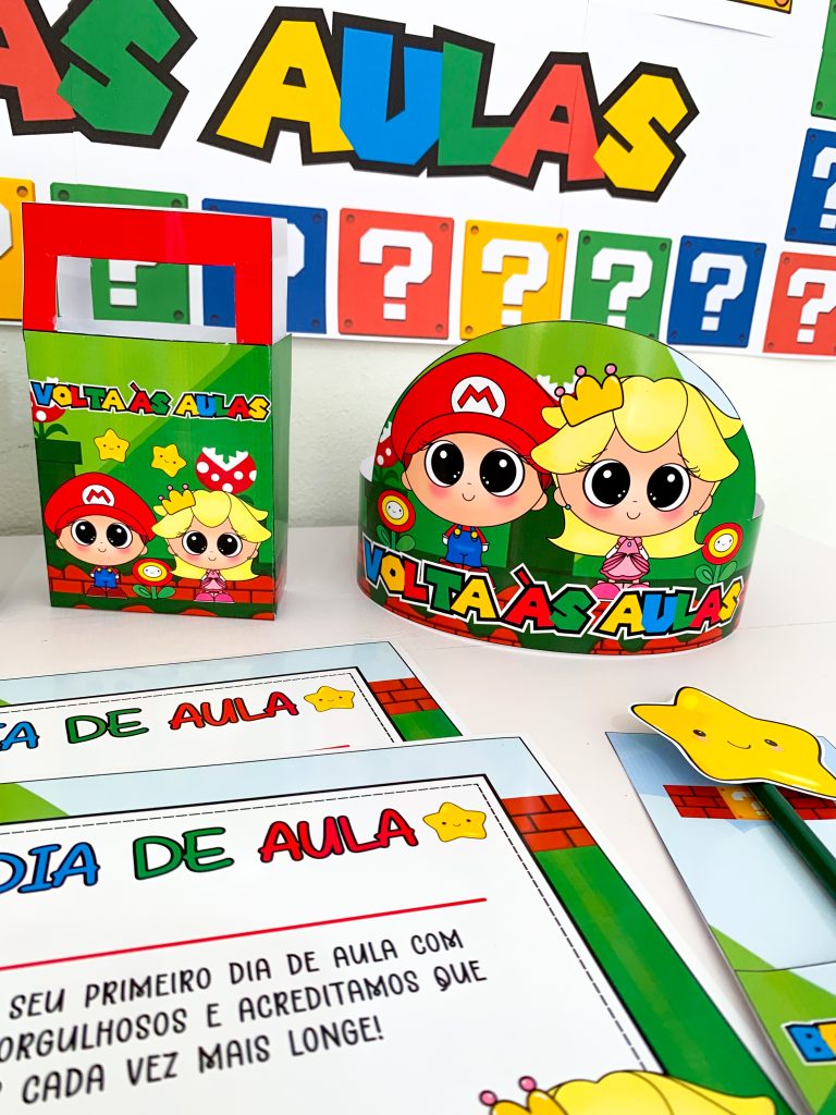 Kit Volta às Aulas – Super Mário – Atividades Pedagógicas Criativas ...