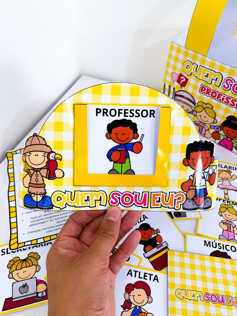Jogo: Quem Sou Eu? – Profissões – Atividades Pedagógicas Criativas para ...