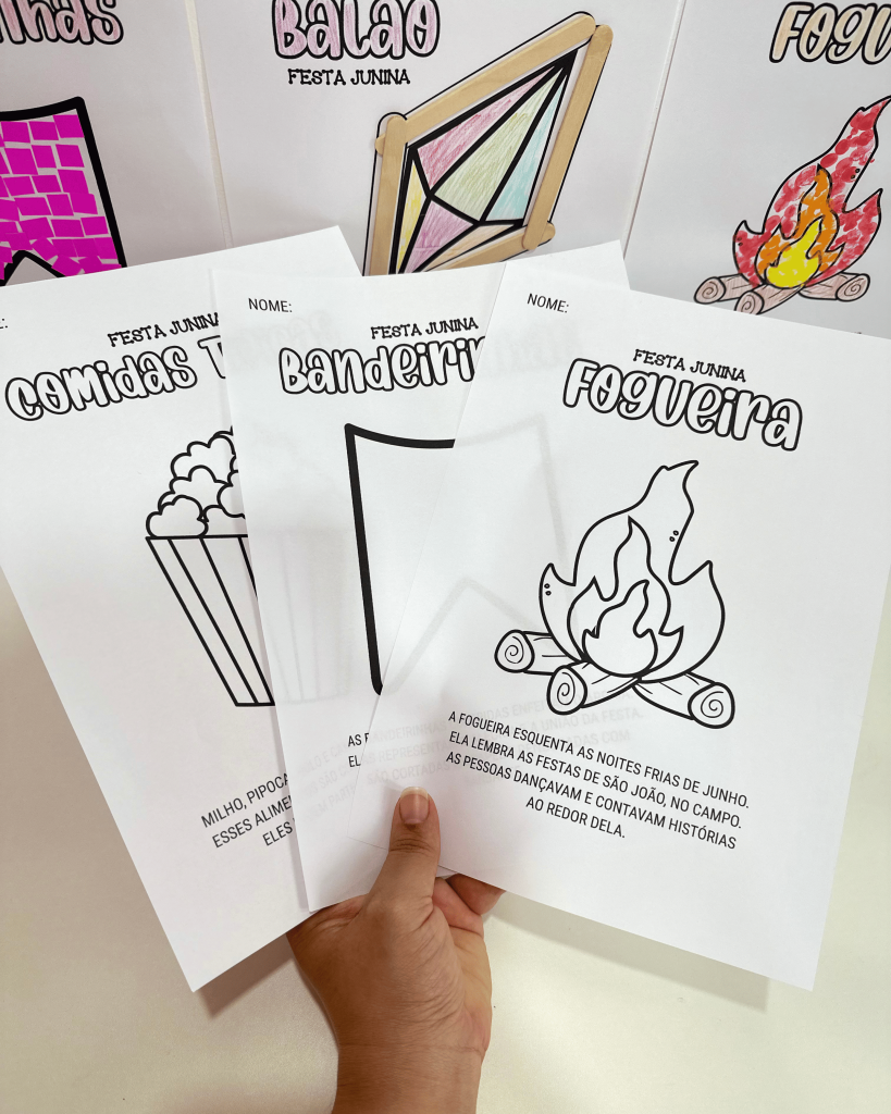 Atividades Artes Festa Junina – Atividades Pedagógicas Criativas para ...