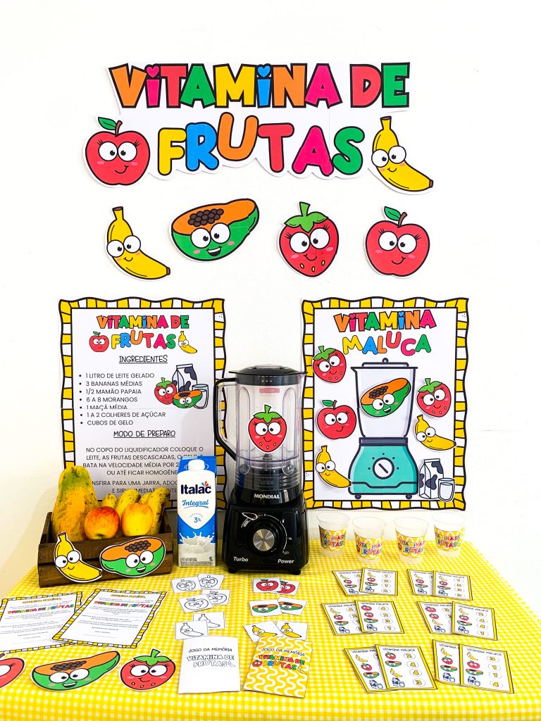 Kit Vitamina de Frutas – Atividades Pedagógicas Criativas para ...